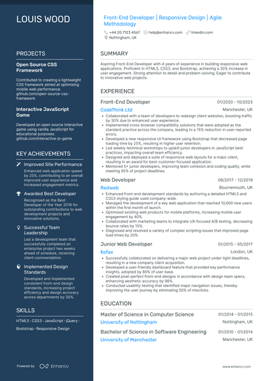 Developer CV Examples & Guide for 2026