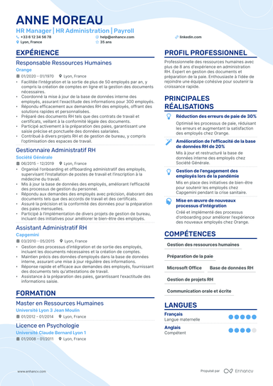 CV RH : Modèles et Conseils pour Booster Votre Carrière