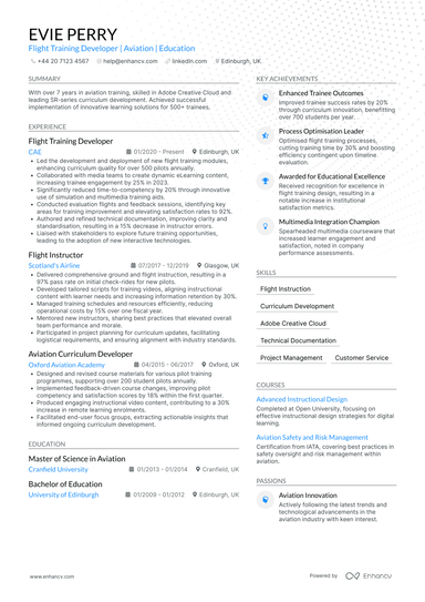 Pilot CV Examples & Guide for 2026