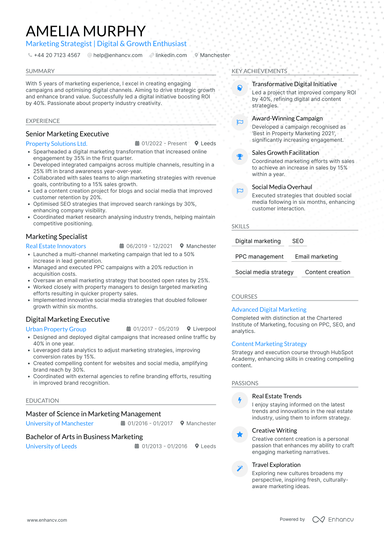 Sales And Marketing CV Examples & Guide for 2026