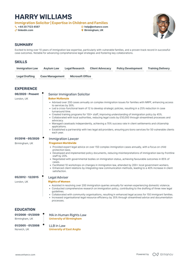 Lawyer CV Examples & Guide for 2026