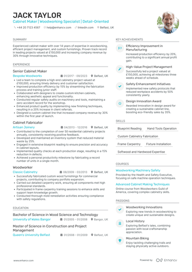 Carpenter CV Examples & Guide for 2026