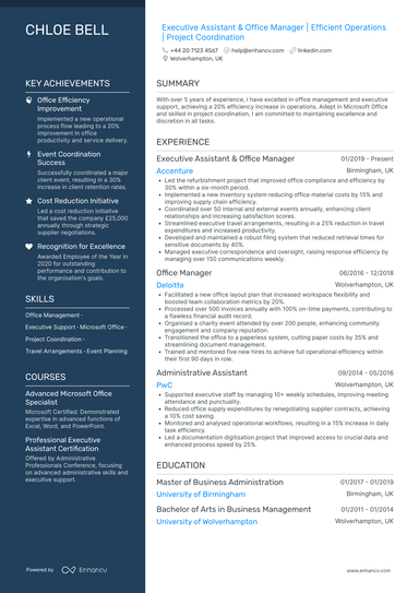 Office Administrator CV Examples & Guide for 2026