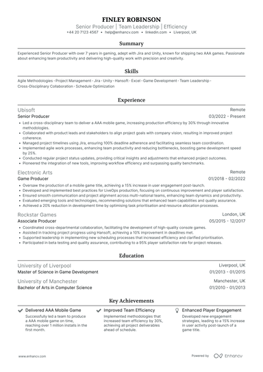 Film CV Examples & Guide for 2026