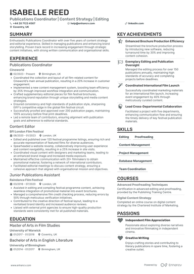 Film CV Examples & Guide for 2026