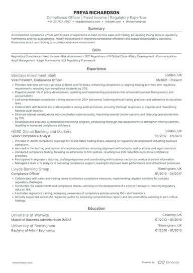 Investment Banking CV Examples & Guide for 2026