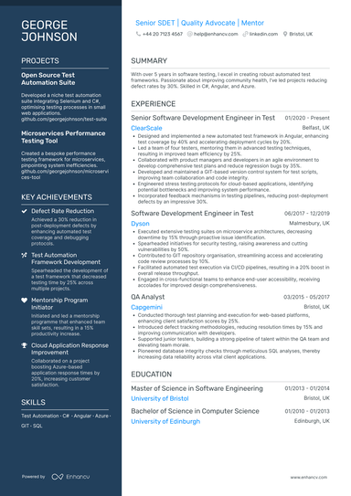 Software Engineer CV Examples & Guide for 2025