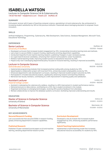 College CV Examples & Guide for 2026