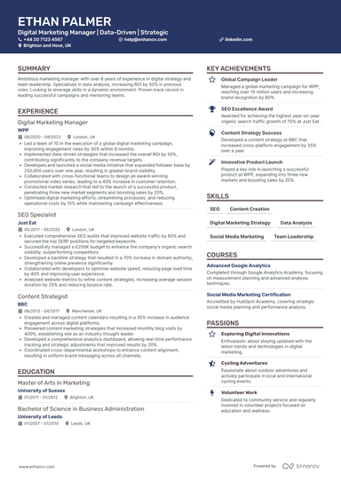 Change Management CV Examples & Guide for 2026