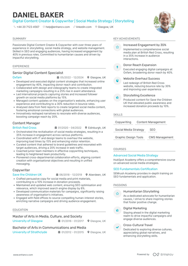 Web Designer CV Examples & Guide for 2025