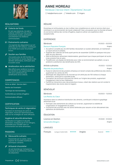CV Vendeuse : Exemples et Modèles Gratuits (2026)
