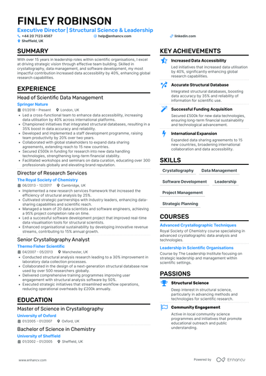 Executive Director CV Examples & Guide for 2026