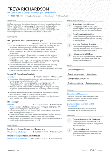 Operations Manager CV Examples & Guide for 2026