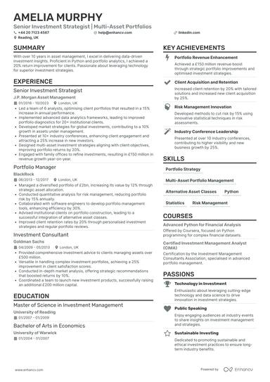 Investment Banking CV Examples & Guide for 2026