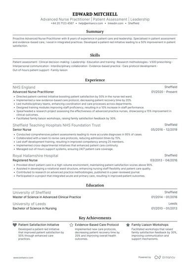 Practice Nurse CV Examples & Guide for 2026