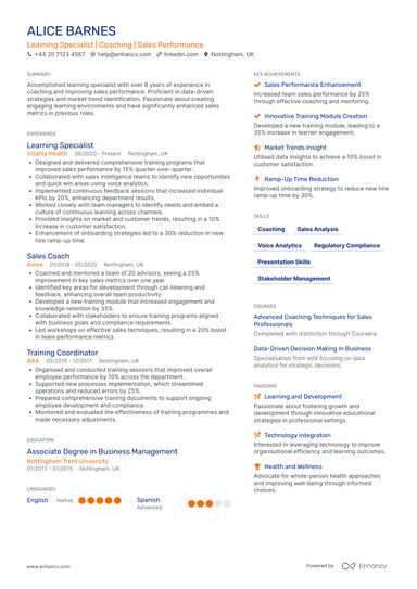 Coaching CV Examples & Guide for 2026