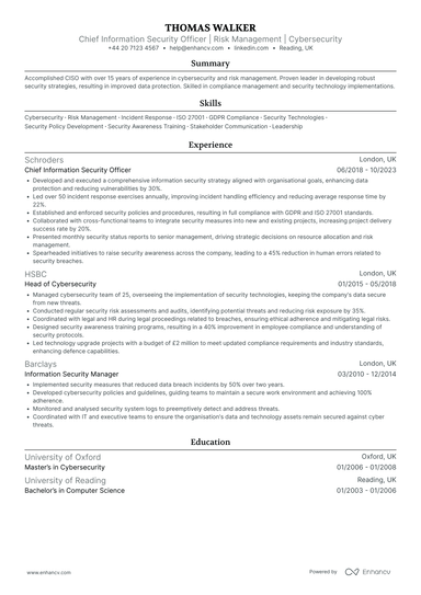 Security Officer CV Examples & Guide for 2026