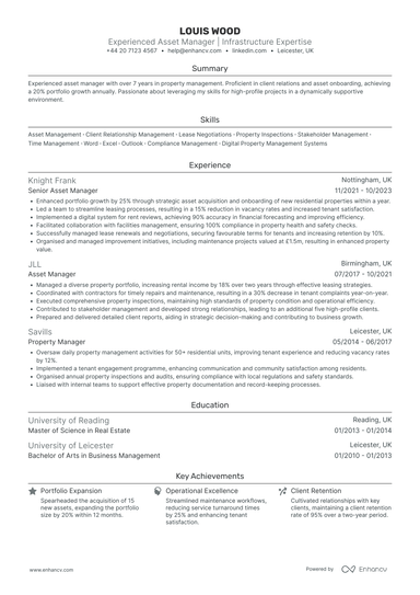 Property Manager CV Examples & Guide for 2026