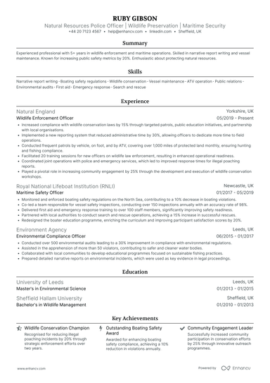 Police Officer CV Examples & Guide for 2026