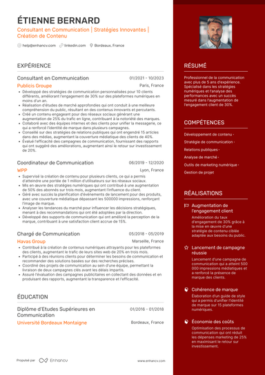 CV communication : exemples et conseils pratiques (2026)