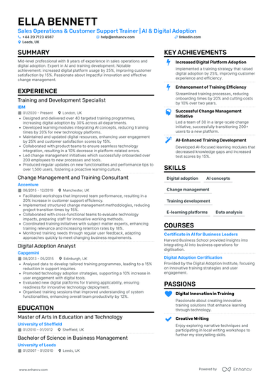 Change Management CV Examples & Guide for 2026