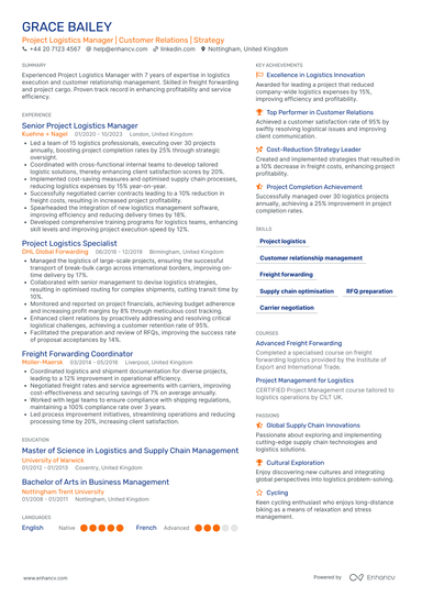 Project Manager CV Examples & Guide for 2026