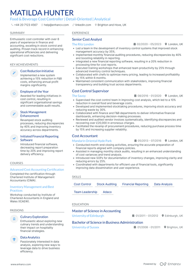 Contracts Manager CV Examples & Guide for 2026