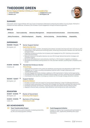Support Worker CV Examples & Guide for 2026