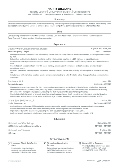 Solicitor CV Examples & Guide for 2026