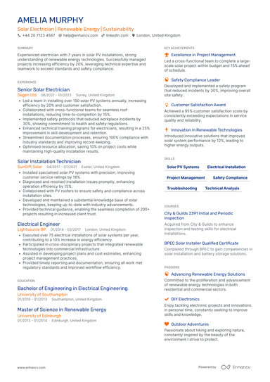 Electrician CV Examples & Guide for 2026