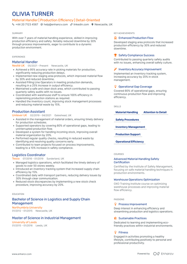 Factory Worker CV Examples & Guide for 2026