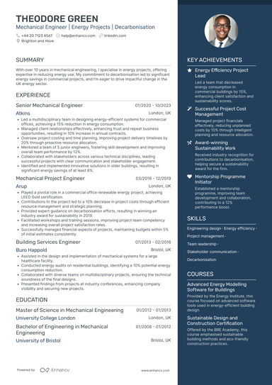 Mechanical Design Engineer CV Examples & Guide for 2026