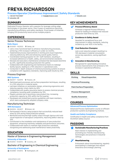 Machine Operator CV Examples & Guide for 2026