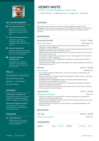Solicitor CV Examples & Guide for 2026