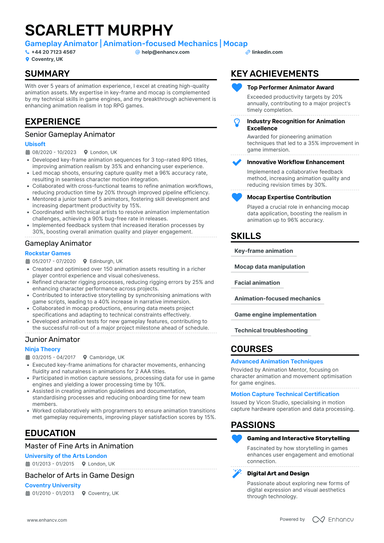 Game Design CV Examples & Guide for 2026