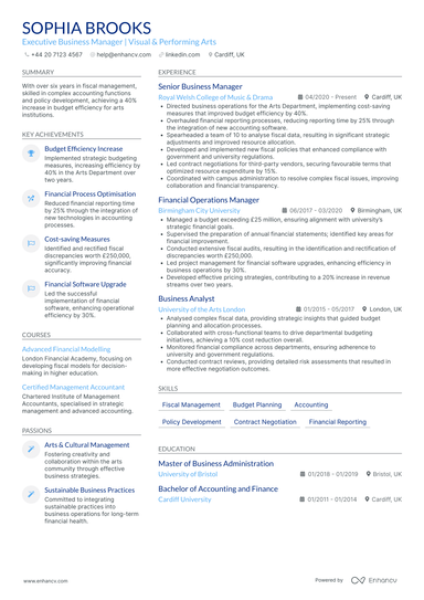 Performing Arts CV Examples & Guide for 2026