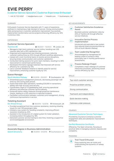 Customer Service CV Examples & Guide for 2026