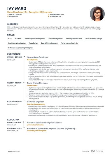 Android Developer CV Examples & Guide for 2026