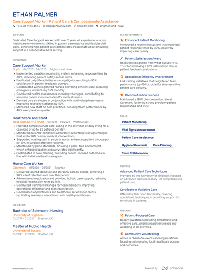 Care Worker CV Examples & Guide for 2026