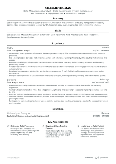Junior Data Analyst CV Examples & Guide for 2026