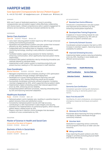 Support Worker CV Examples & Guide for 2025