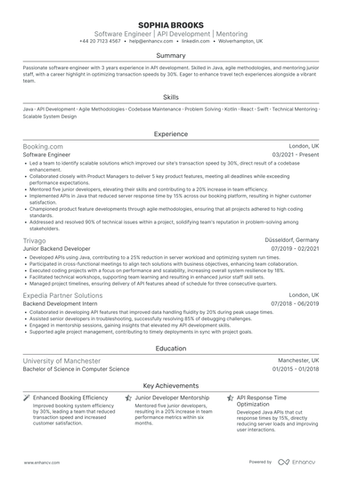 Junior Software Developer CV Examples & Guide for 2025