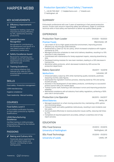 Baker CV Examples & Guide for 2026