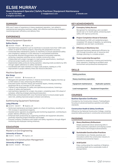 Construction Worker CV Examples & Guide for 2026