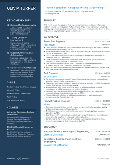 Test Manager CV Examples & Guide for 2026