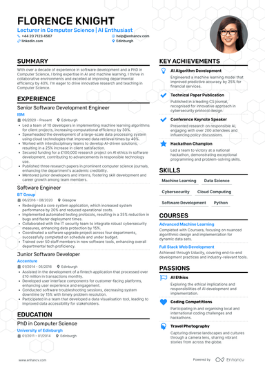 Professor CV Examples & Guide for 2026