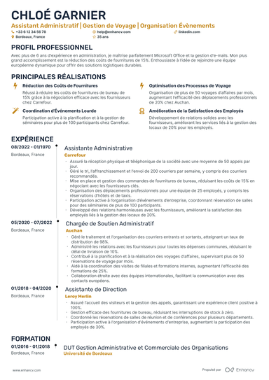 CV Assistant Administratif | Modèles et Astuces pour Briller