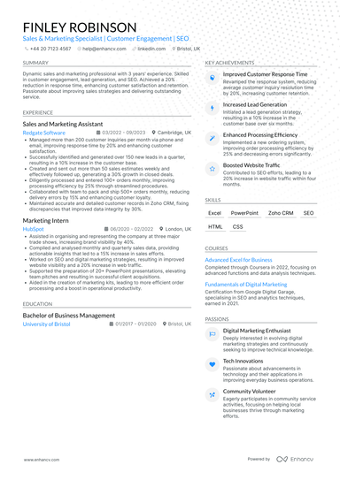 Tech Sales CV Examples & Guide for 2026