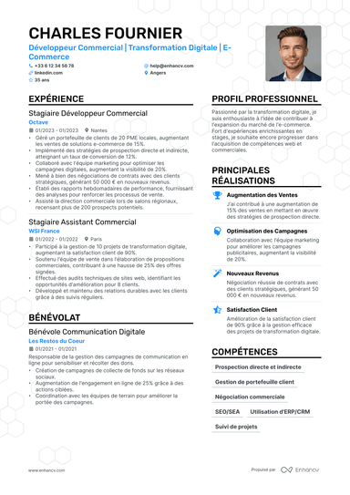 CV Développeur : Exemples pour le Web, Mobiles & Logiciels