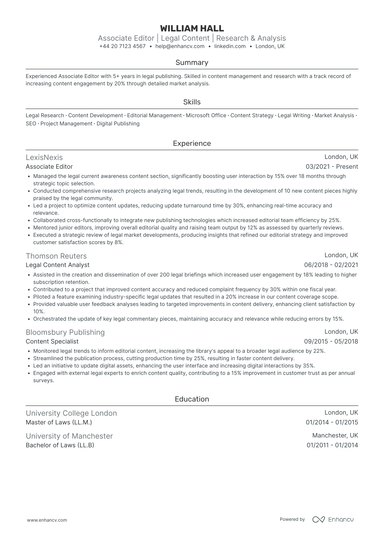 Legal CV Examples & Guide for 2026